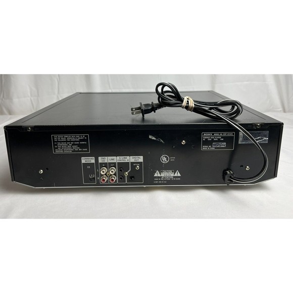 Sony | Other | Sony Cdpce525 Cd Player 5disc Changer Tos Link Digital ...